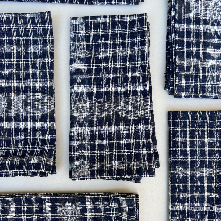 Indigo Corte Cloth Napkins – Intertwined: Handmade for Good