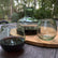 Handblown Green Stemless Wine Glasses | Intertwined: Handmade for Good